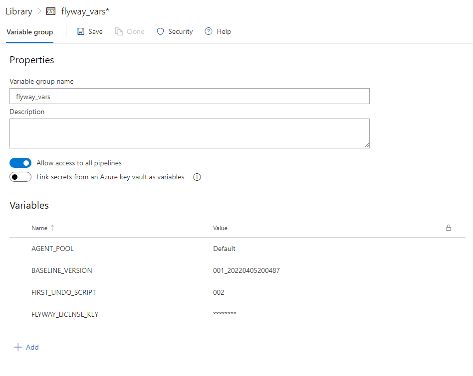Azure DevOps YML Self Hosted Windows Agent - Flyway - Product Documentation