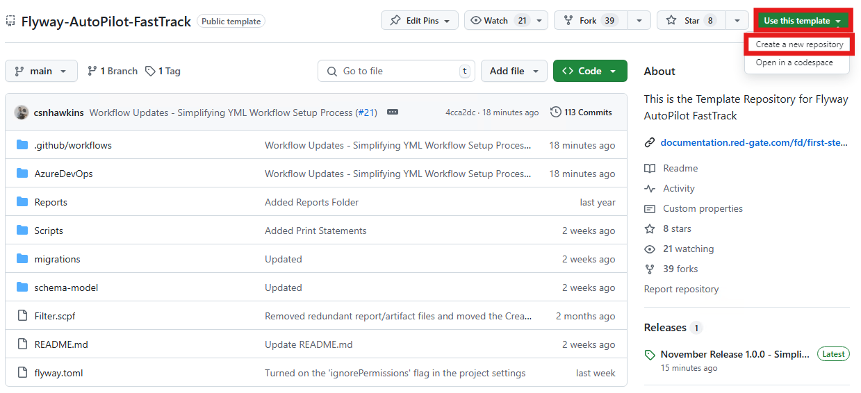 Getting your Repository Ready - Redgate Flyway - Product Documentation