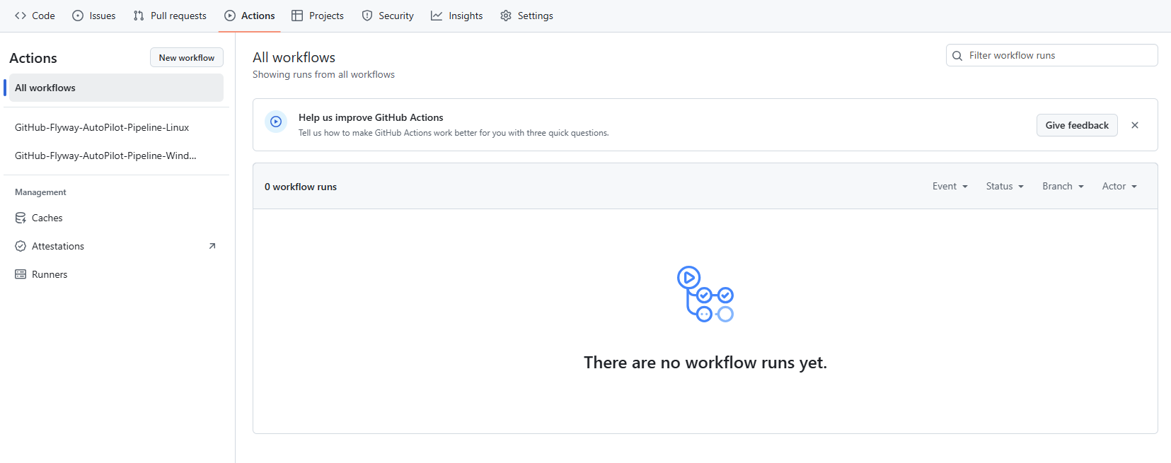 1. Deploying Your Changes via GitHub Actions - Redgate Flyway - Product Documentation
