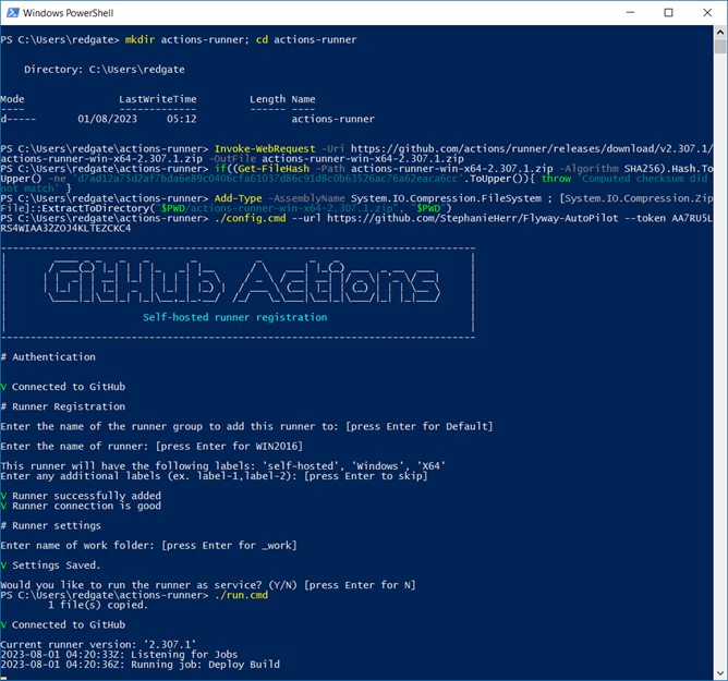1. Deploying Your Changes via GitHub Actions - Redgate Flyway - Product Documentation