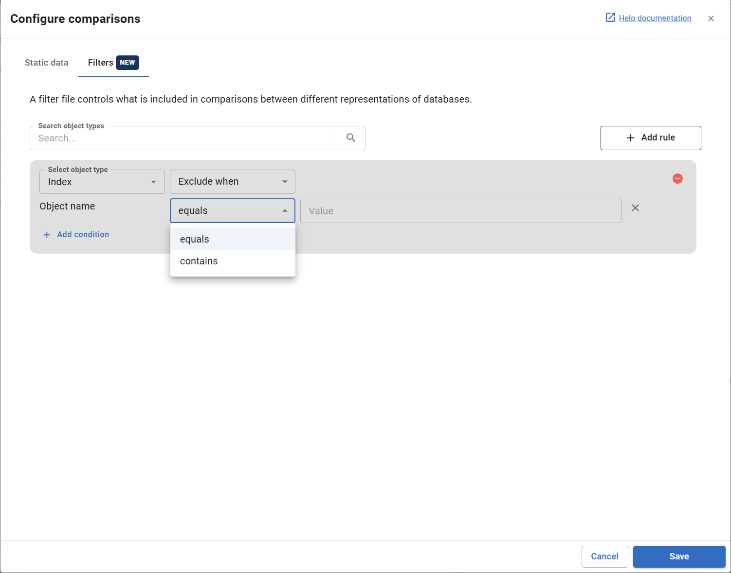 Tutorial - Update PostgreSQL filters - Redgate Flyway - Product ...