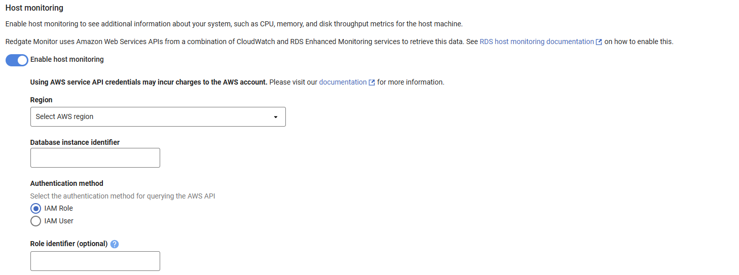 Adding MySQL on Aurora cluster - Redgate Monitor 14 - Product Documentation
