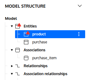 Logical model navigation panel - Redgate Data Modeler - Product ...