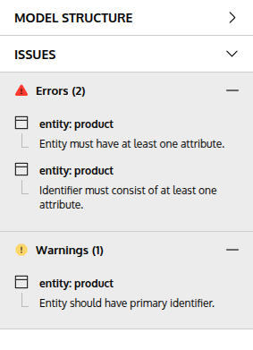 Logical model navigation panel - Redgate Data Modeler - Product ...