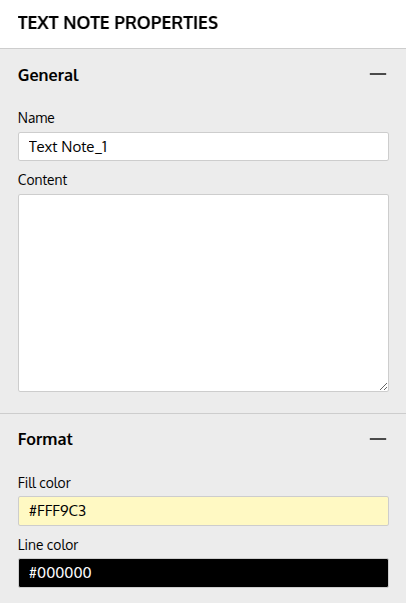 Text notes (logical model) - Redgate Data Modeler - Product Documentation