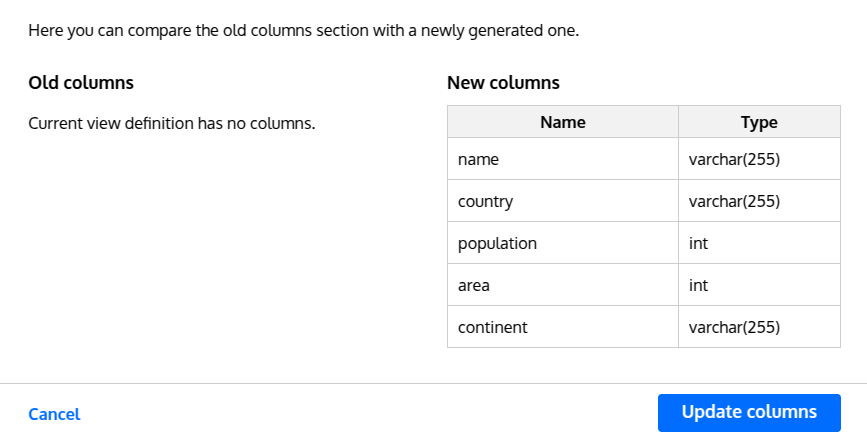 Views - Redgate Data Modeler - Product Documentation