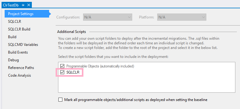 Deploying Assemblies (SQLCLR) - ReadyRoll 1 - Product Documentation
