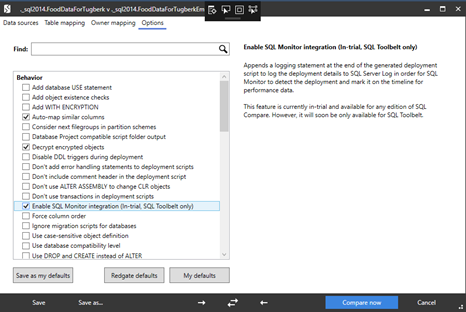 SQL Monitor integration - SQL Compare 15 - Product Documentation
