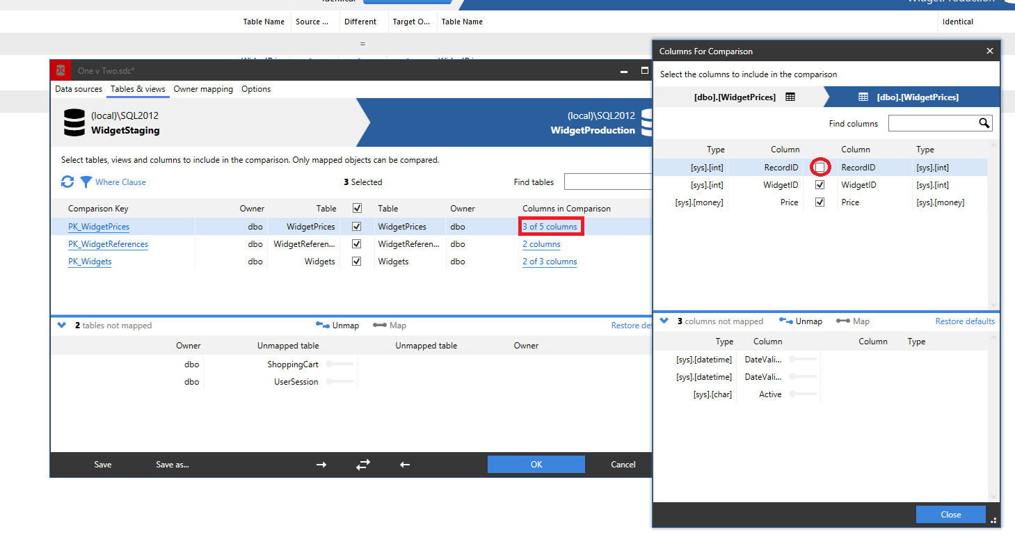Getting better performance out of SQL Data Compare - SQL Data Compare 14 - Product Documentation