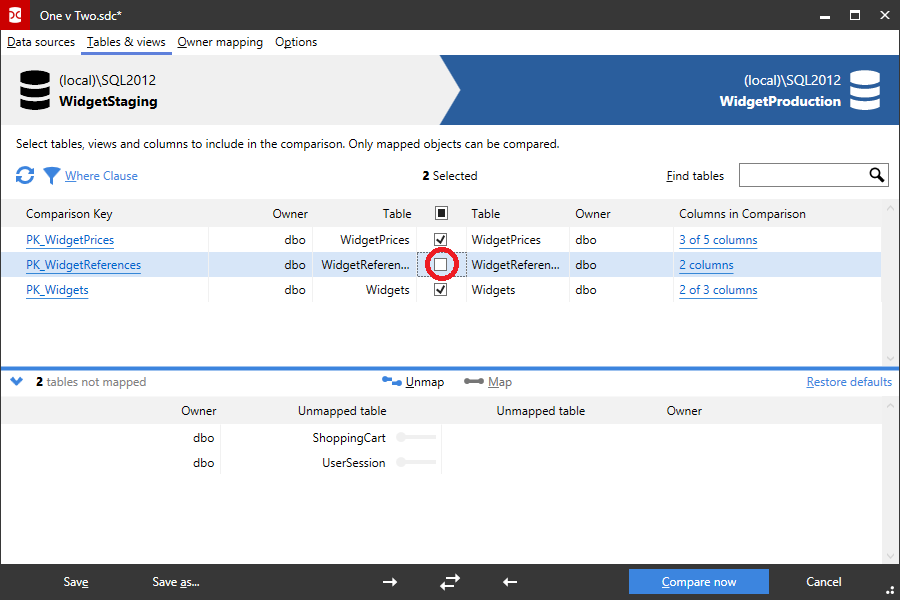Getting better performance out of SQL Data Compare - SQL Data Compare 16 - Product Documentation