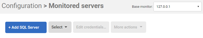 Multiple base monitors - SQL Monitor 8 - Product Documentation