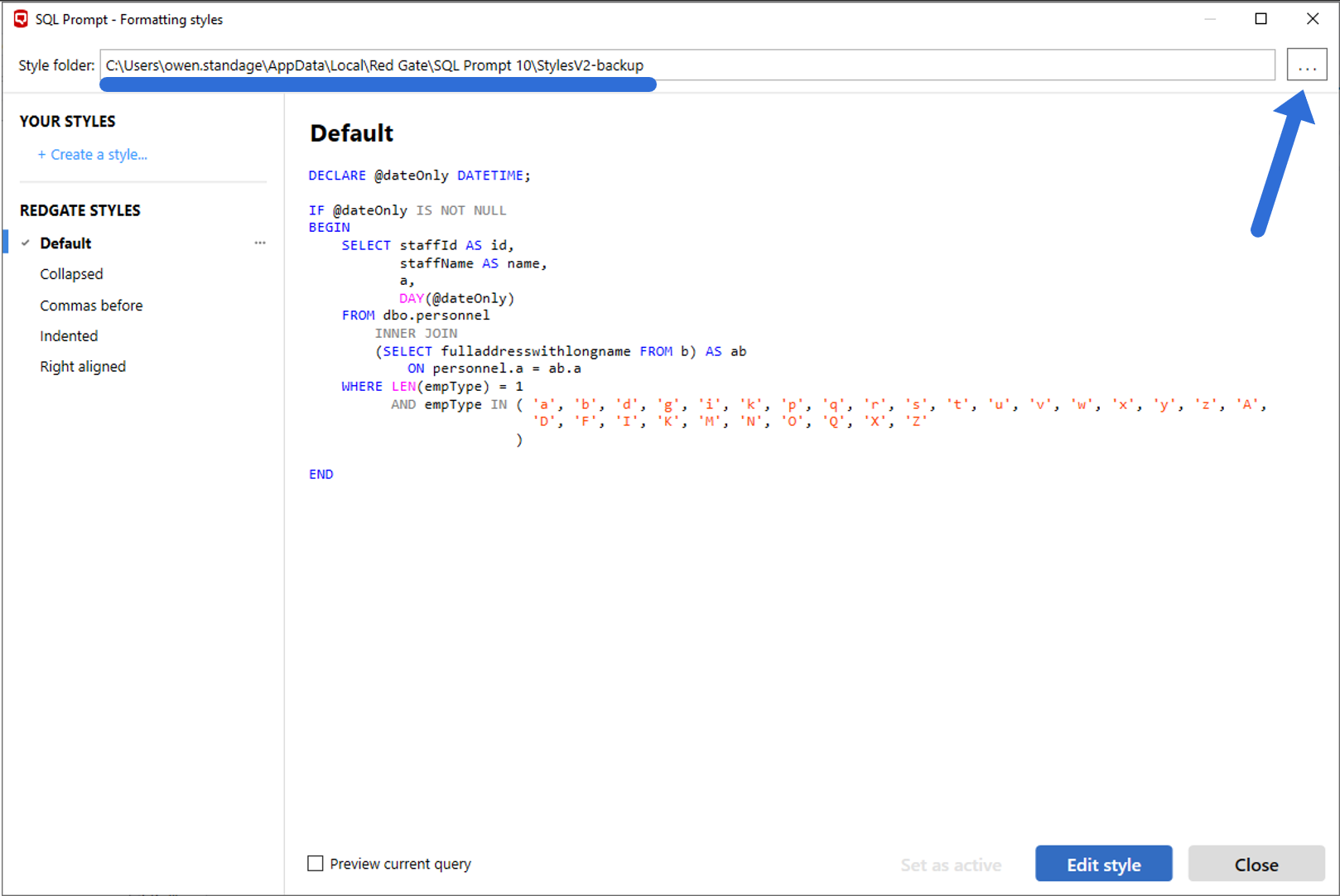 Downgrade to a previous version - SQL Prompt 11 - Product Documentation
