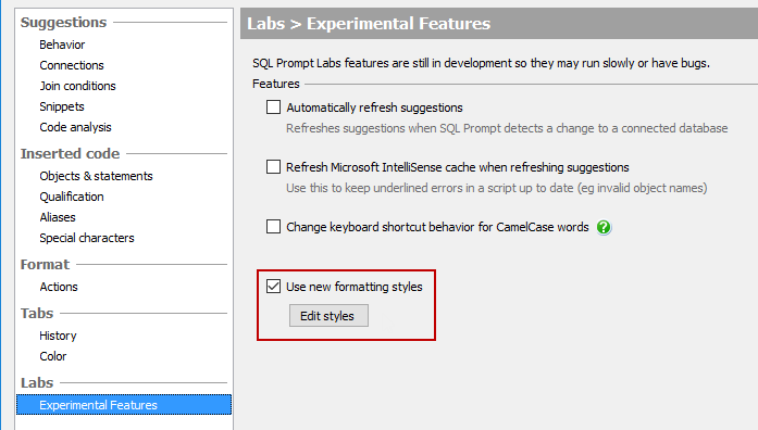 SQL Prompt 7.3 release notes - SQL Prompt 7 - Product Documentation