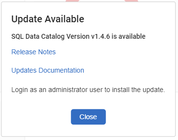 Updates - SQL Data Catalog - Product Documentation